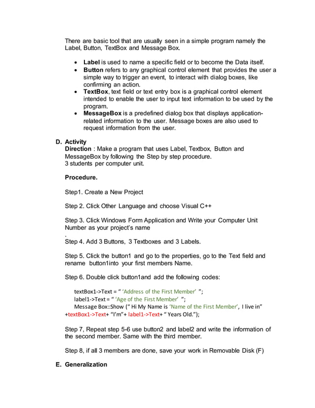 Semi Detailed Lesson Plan in Programming Languages | DOCX | Programming ...