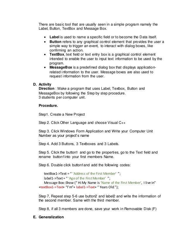 Semi Detailed Lesson Plan in Programming Languages