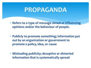 propaganda | PPTX
