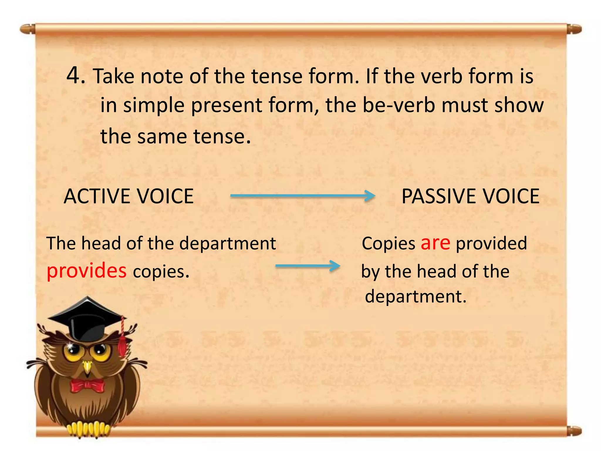 ACTIVE and PASSIVE VOICE (grade 5) | PPTX
