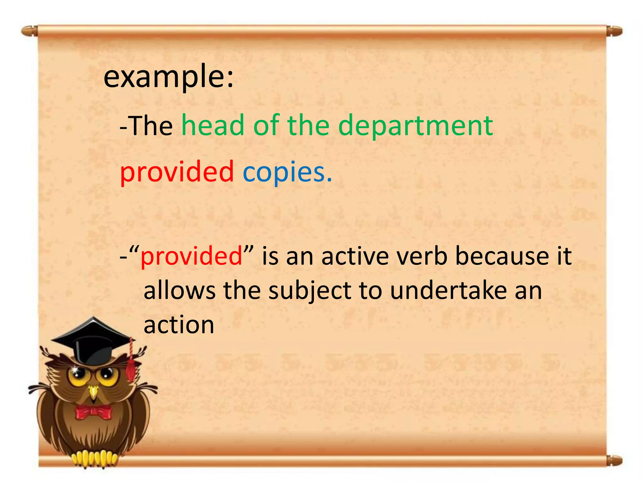 ACTIVE and PASSIVE VOICE (grade 5) | PPTX