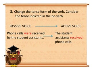 ACTIVE and PASSIVE VOICE (grade 5) | PPTX