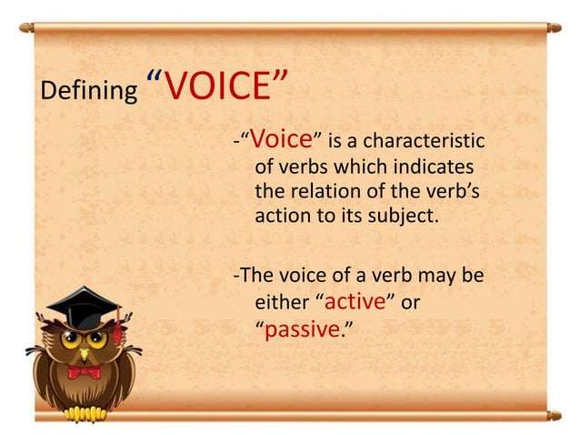 ACTIVE and PASSIVE VOICE (grade 5) | PPTX