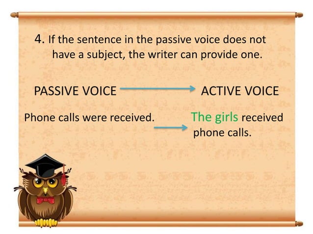 ACTIVE and PASSIVE VOICE (grade 5) | PPTX
