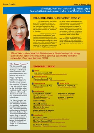 For deped davao newsletter | PDF