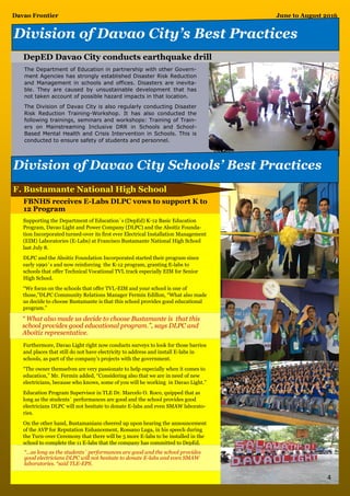 For deped davao newsletter | PDF