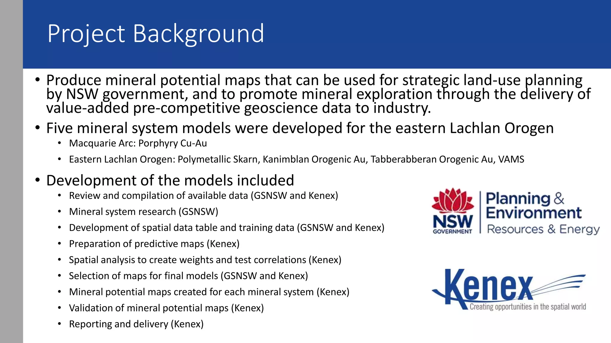 Mineral potential mapping as a strategic planning tool in the eastern ...