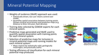Mineral potential mapping as a strategic planning tool in the eastern ...