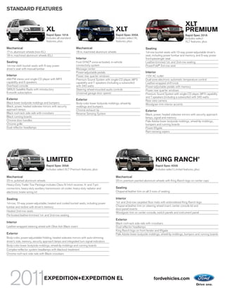 Ford expedition brochure | PDF