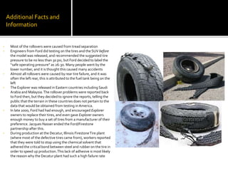Ford – firestone tire case | PPTX