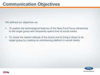 Ford Focus Social Media Campaign Case Study - How To Focus Your Car | PPTX