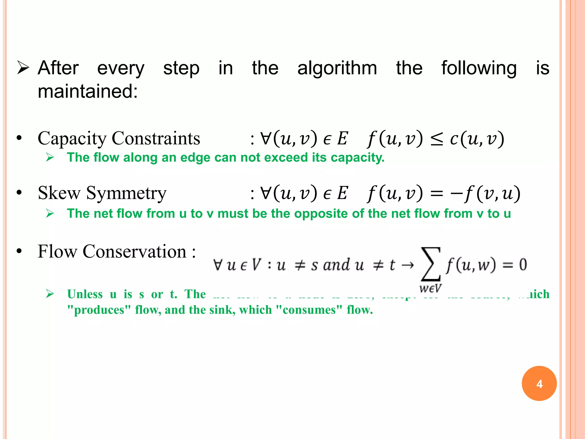 Ford Fulkerson Algorithm | PPTX