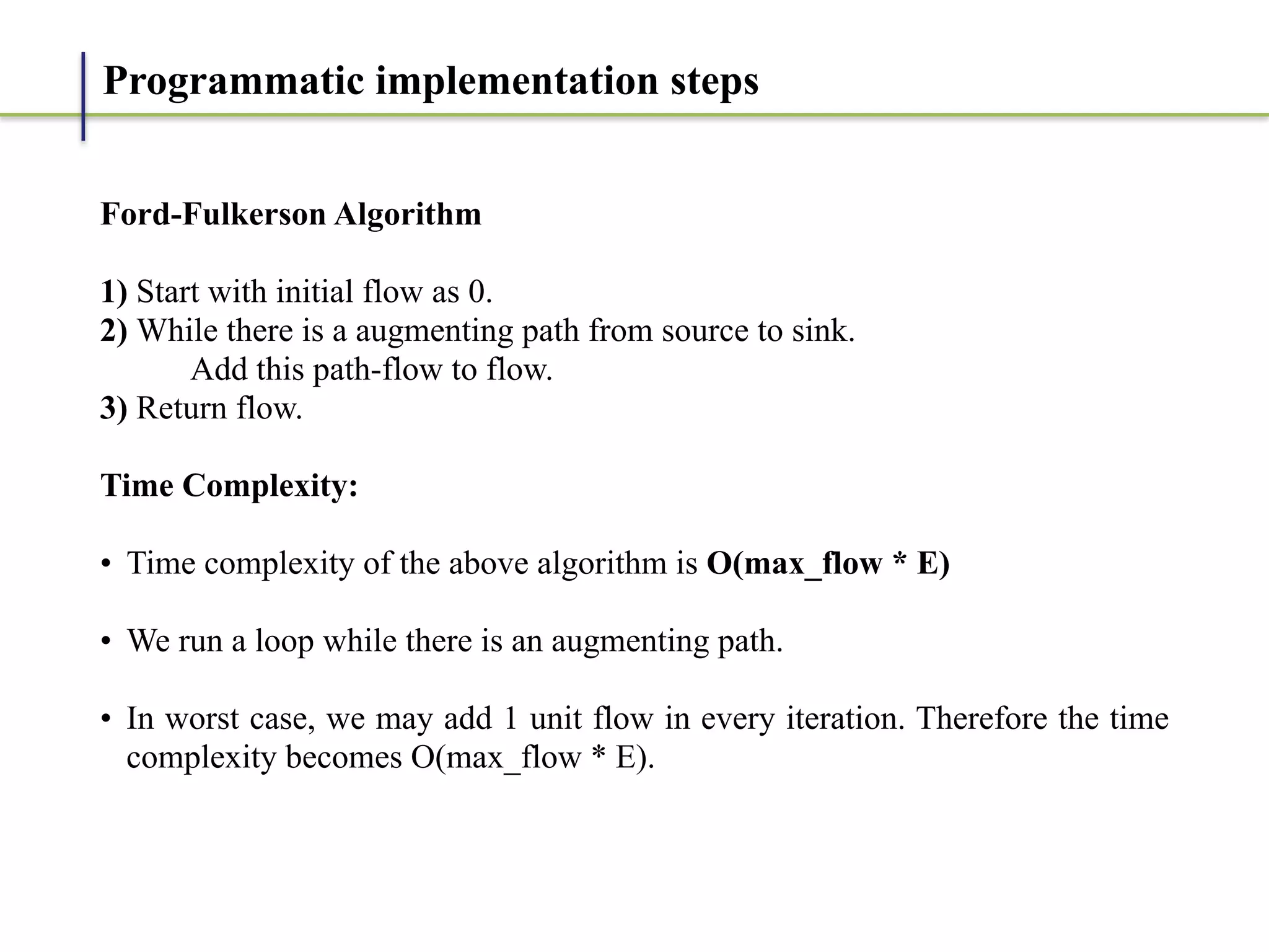 Ford Fulkerson Algorithm | PDF