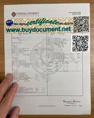 Fordham University transcript.Buy fake diploma | PDF