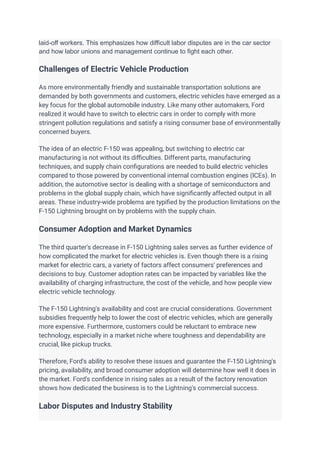 Ford Layoffs and the Impact of the UAW Strike on F 150 Lightning ...