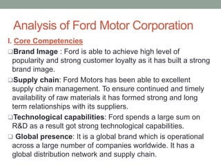 Ford motor analysis | PPTX