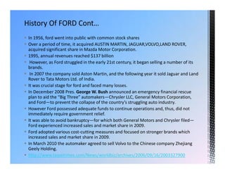 Ford motor company FACTS | PDF