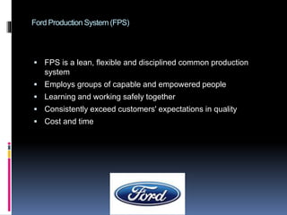 Ford Motor Company | PPTX