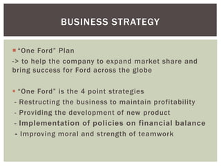 Ford motor company | PPTX