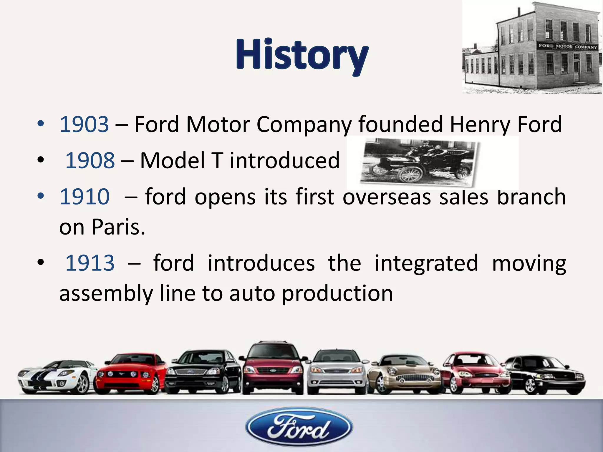 Ford motor company | PPTX
