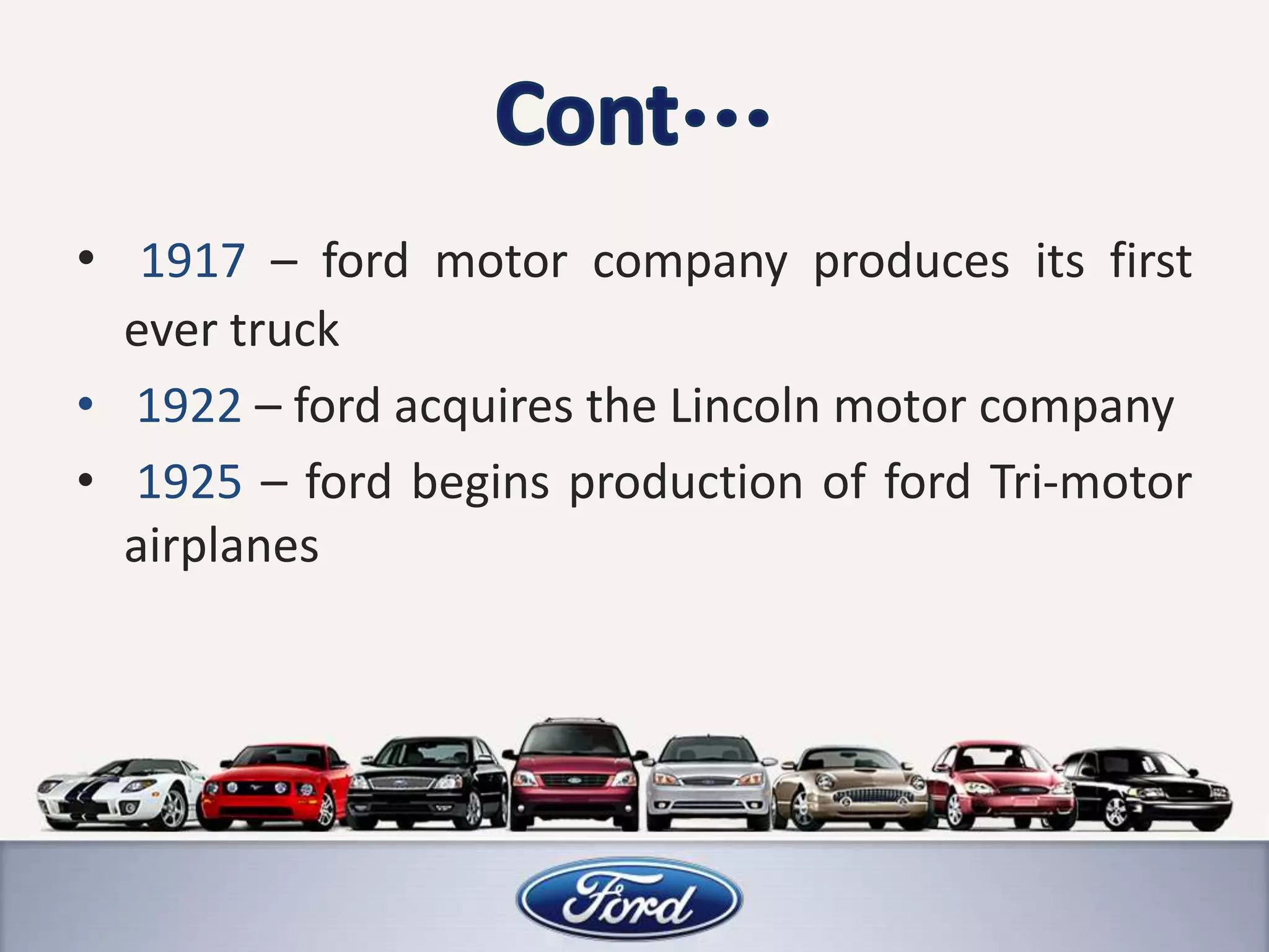 Ford motor company | PPTX