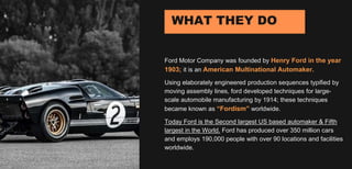 Ford motor company leadership lessons | PPTX