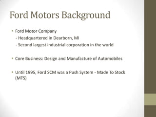 Ford motor final presentation | PPTX