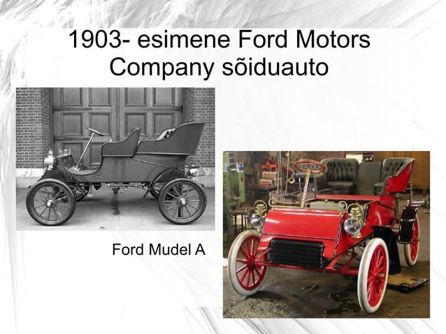 Ford Motors Company areng | ODP