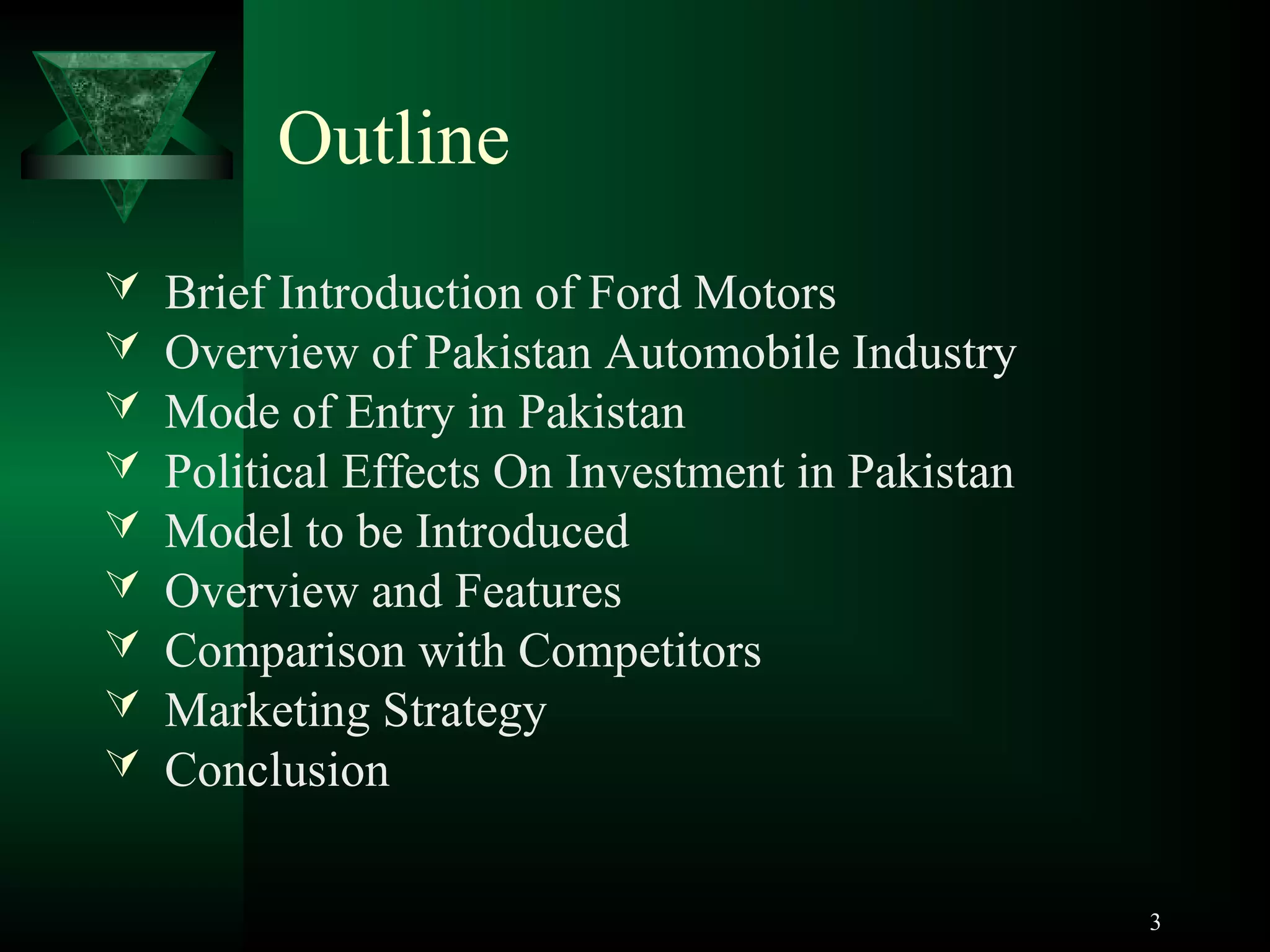 Ford Motors Company | PPT