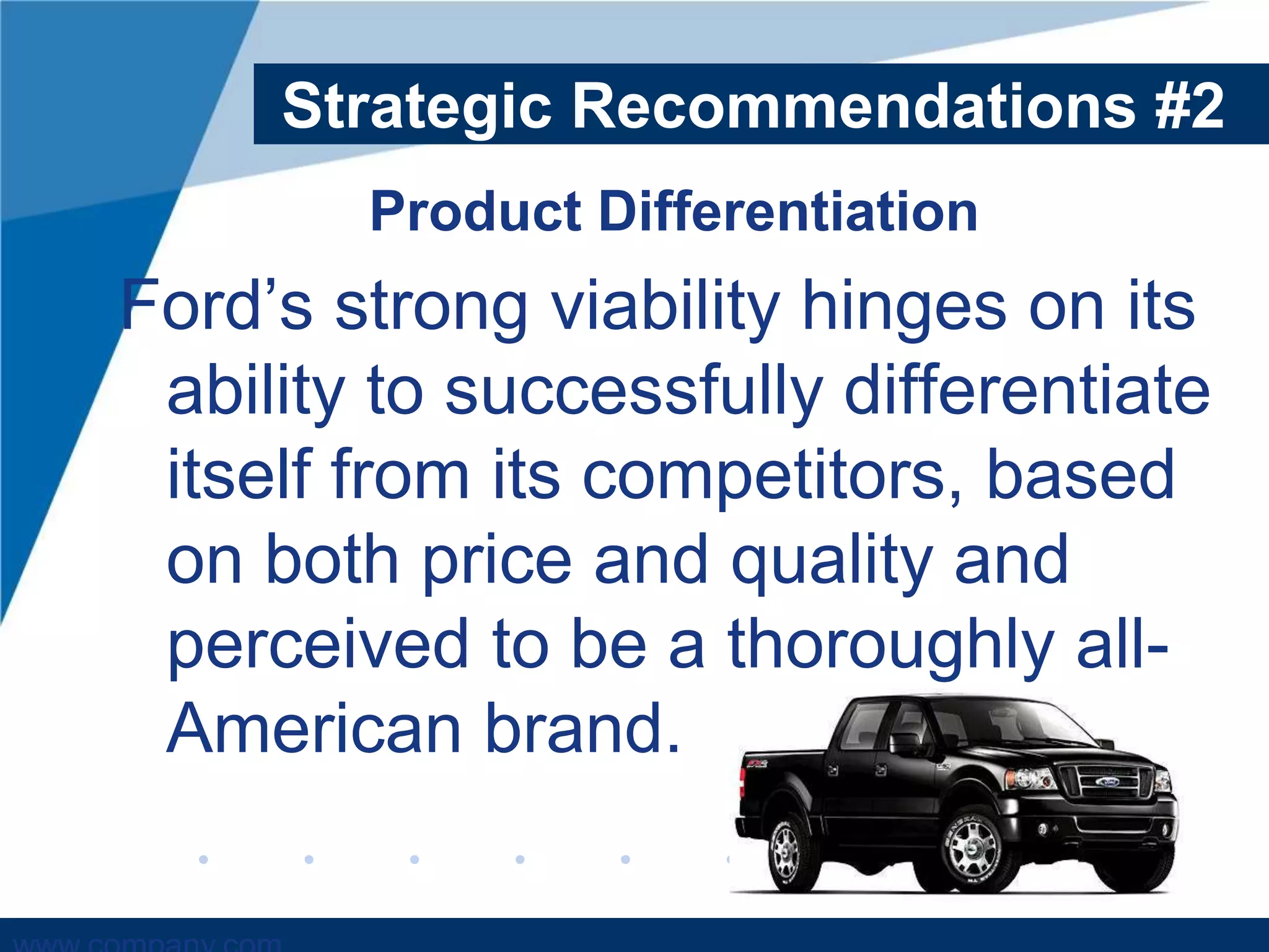 Strategic Management of US Ford Motors Corporation | PPTX | Automotive ...