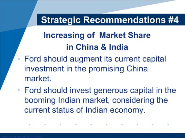 Strategic Management of US Ford Motors Corporation | PPTX | Automotive ...