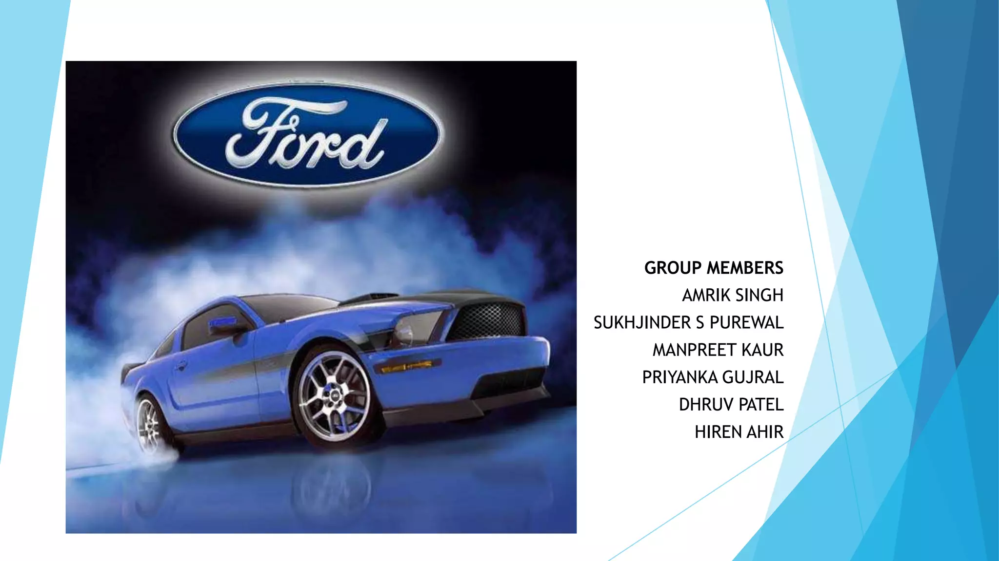 Ford motors supply chain management | PPTX