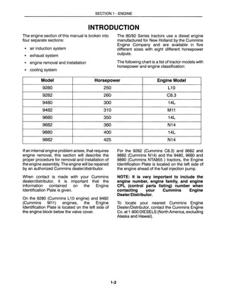Ford new holland 9682 tractor service repair manual | PDF