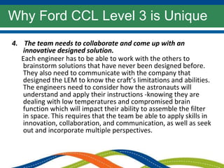 Ford CCL Level 3 Module 2 Section 1 | PPTX