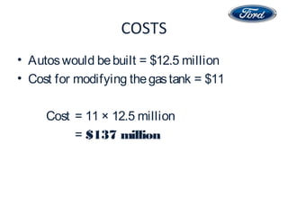 Case Analysis "Ford pinto" | PPT