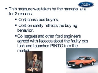 Case Analysis "Ford pinto" | PPT