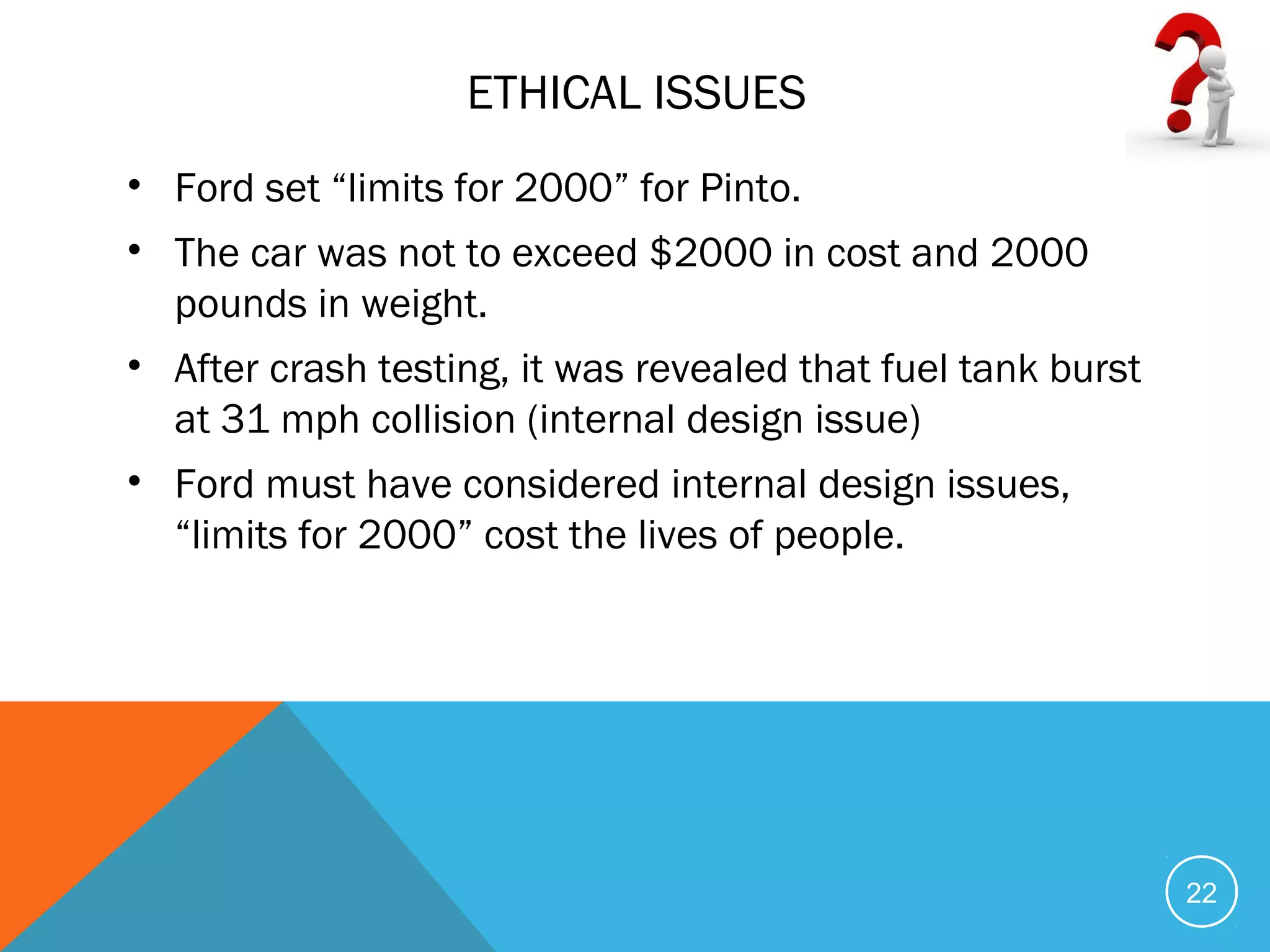 Ford pinto full details and analysis report with references | PPT