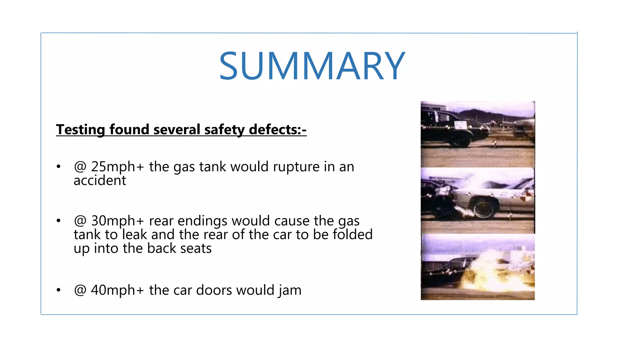 Ford Pinto Case Study (Professional Ethics and Code of Conduct) | PPTX