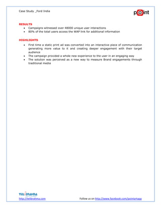 Ford India Case Study | PDF