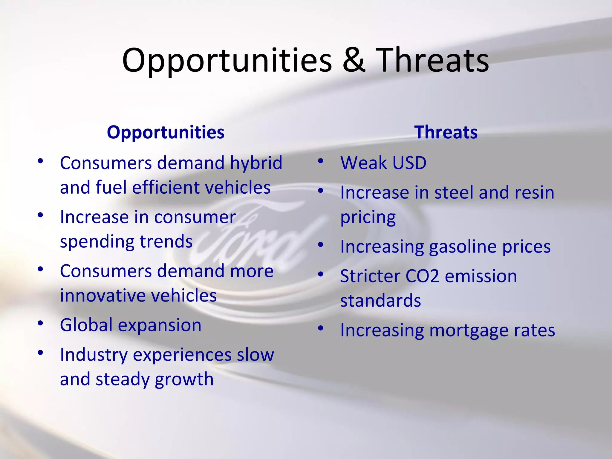 Ford presentation | PPT