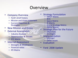 Ford presentation | PPT