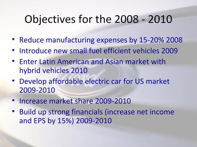 Ford presentation | PPT