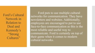 Ford Representing Culture in the Automobile Industry | PPTX