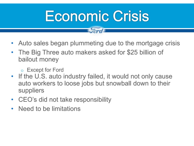 Ford’S Strategic Positioning | PPTX | Automotive Industry | Industries