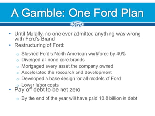 Ford’S Strategic Positioning | PPTX