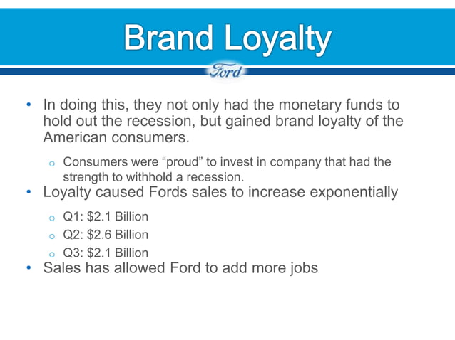 Ford’S Strategic Positioning | PPTX | Automotive Industry | Industries