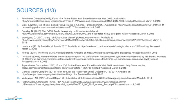 Ford SWOT Analysis 2018 | PDF | Automotive Industry | Industries