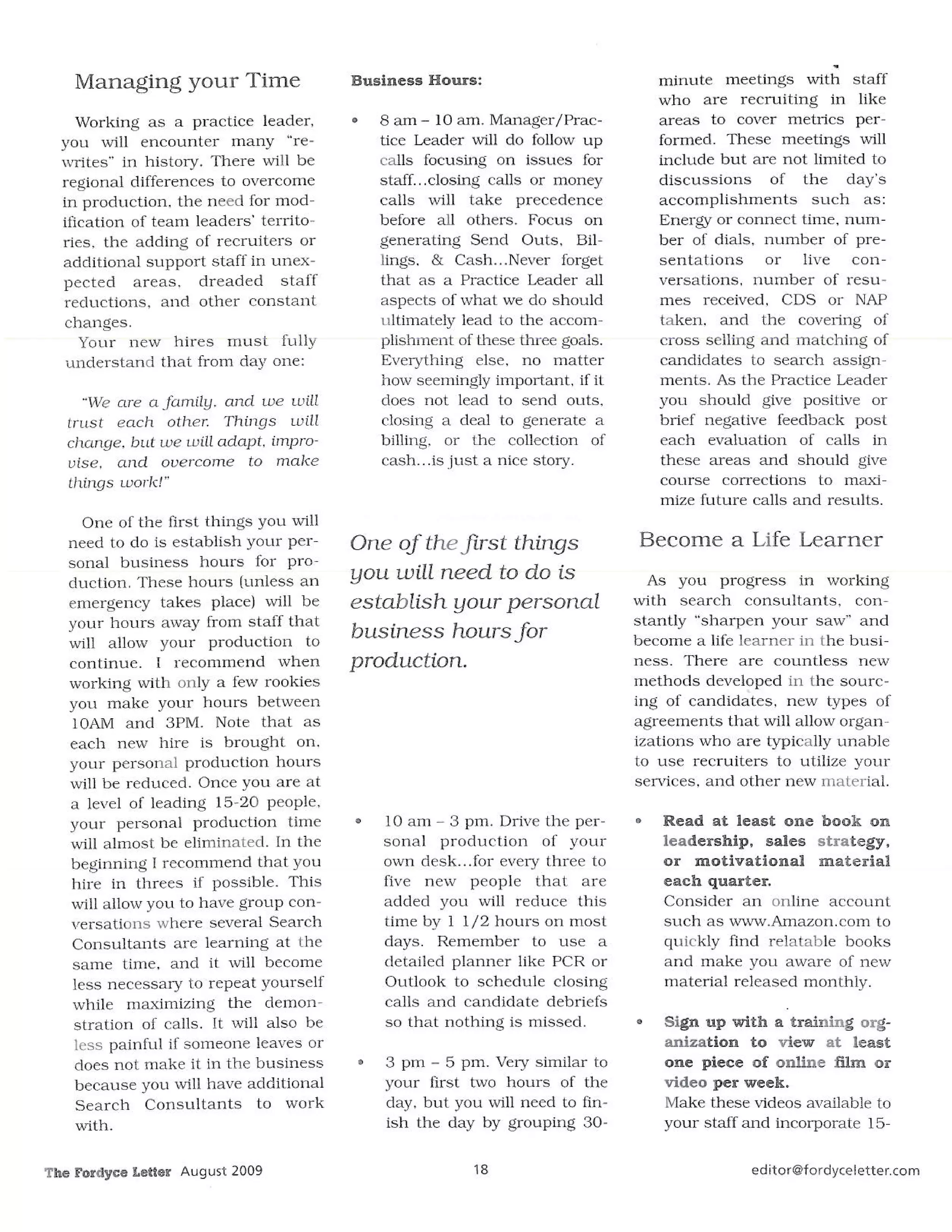 Fordyce Magazine: The Art of Balance | PDF