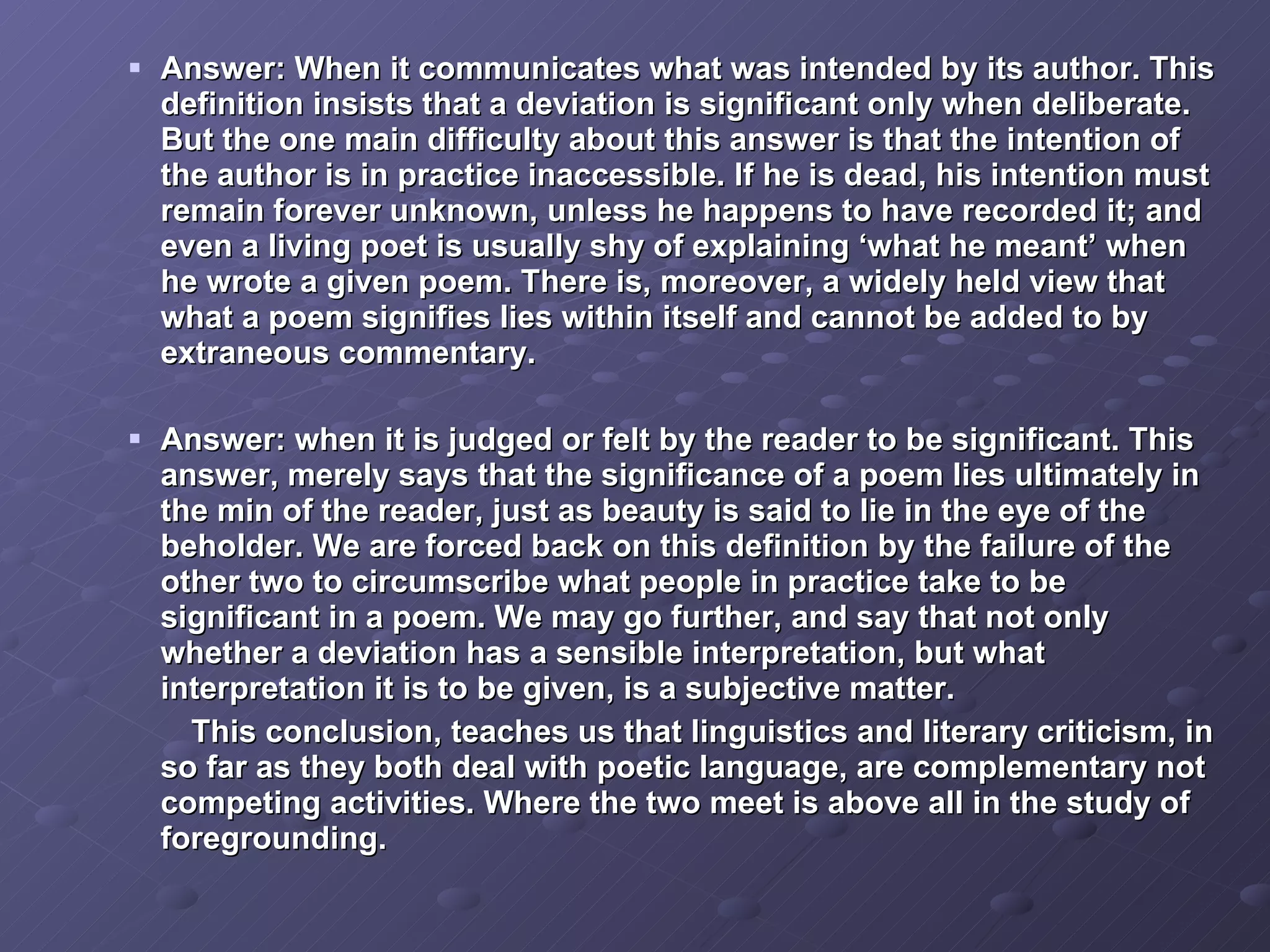 Fore Grounding & Interpretation By Nazma | PPT