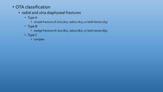 Forearm fractures | PPTX